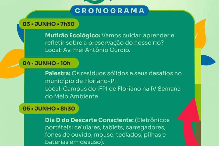 Prefeitura de Floriano se prepara para a Semana do Meio Ambiente 2025 ...